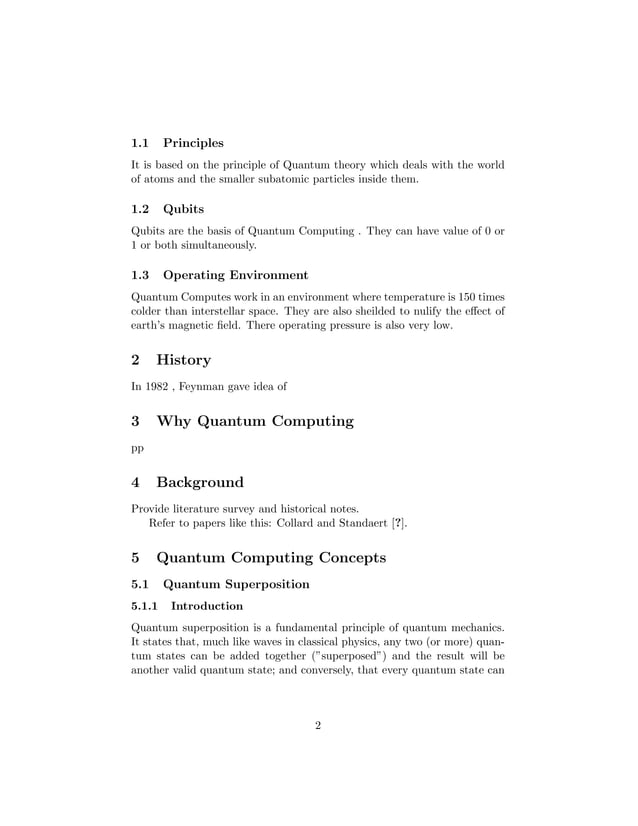 Quantum Computing Report | PDF