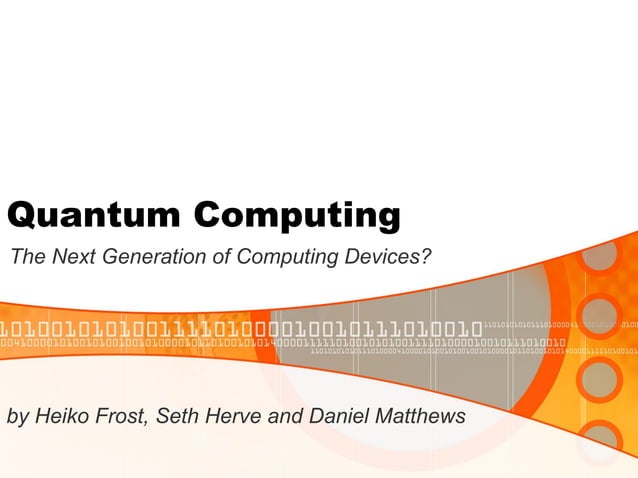 Quantum computing | PPT