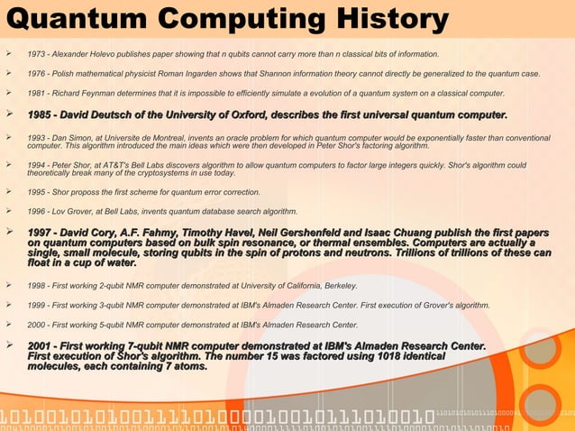 Quantum computing | PPT