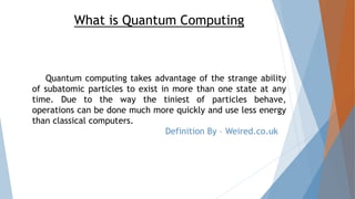 Quantum computing | PPT