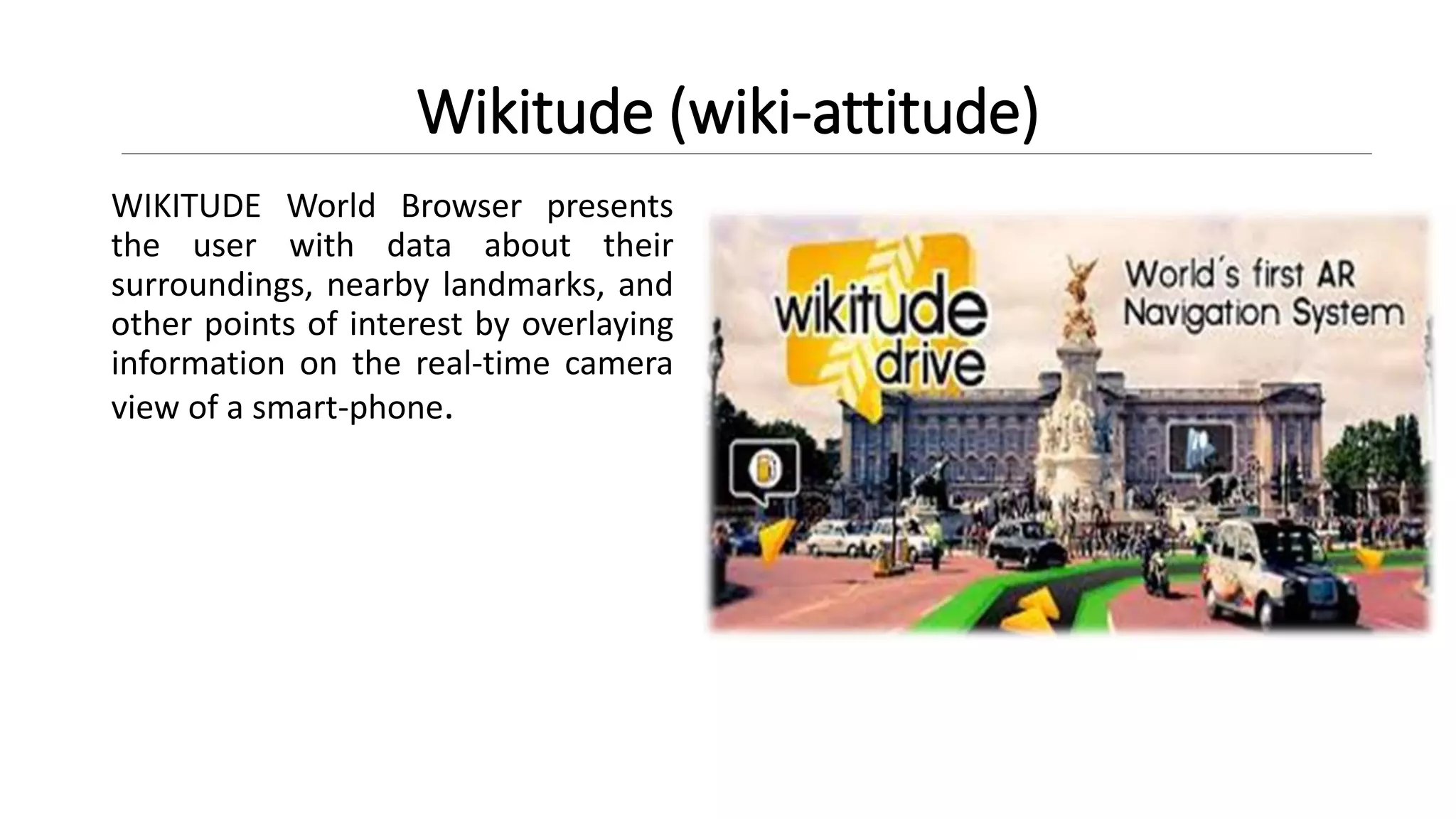 AN Introduction to Augmented Reality(AR) | PPT