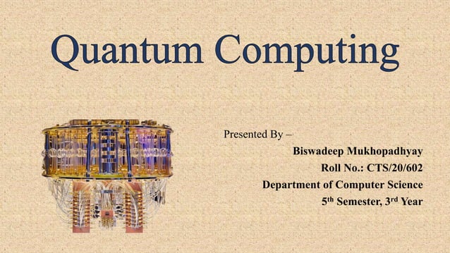 Quantum Computing.pptx | Physics | Science