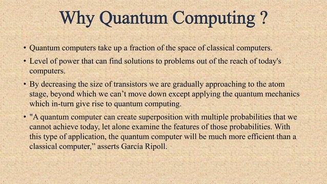 Quantum Computing.pptx | Physics | Science
