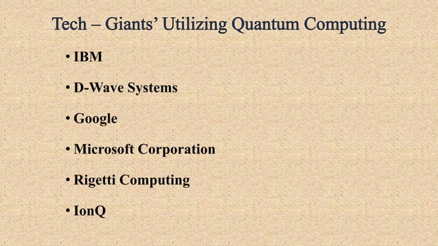 Quantum Computing.pptx | Physics | Science
