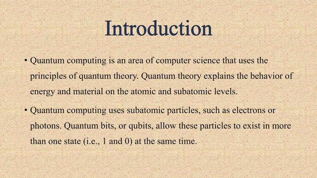 Quantum Computing.pptx | Physics | Science
