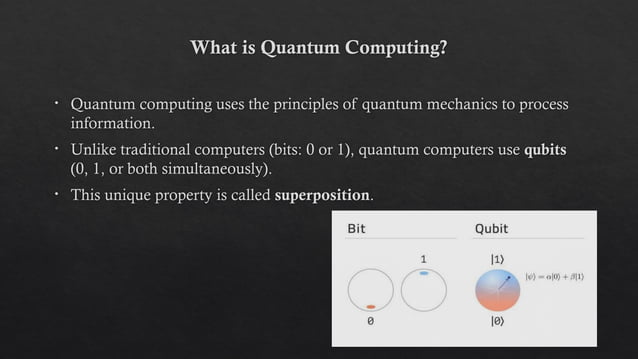 Quantum Computing in quantum is the essential | PPT