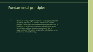 Quantum computing and future applications | PPTX