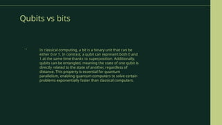 Quantum computing and future applications | PPTX