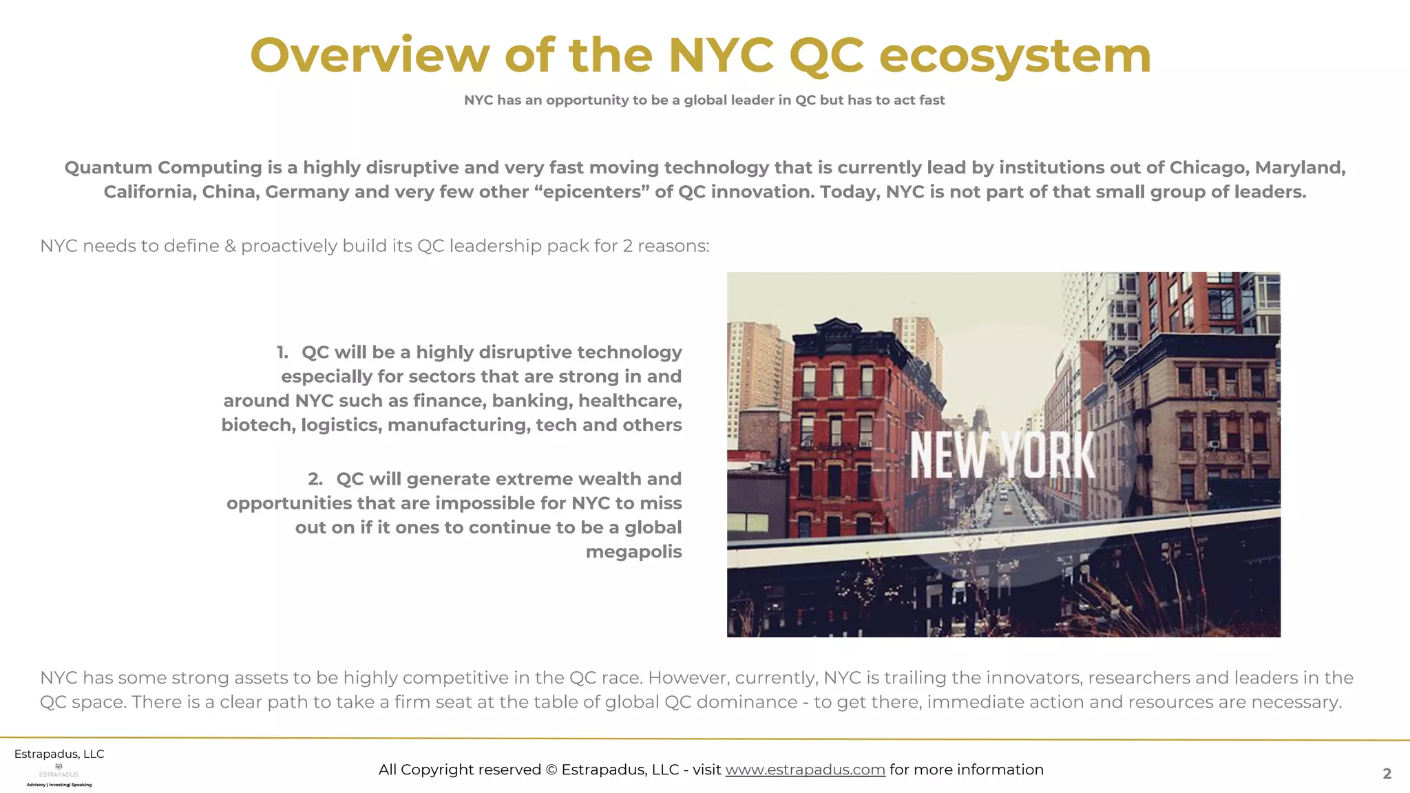 Quantum computing nyc ecosystem q3 2018 | PPT