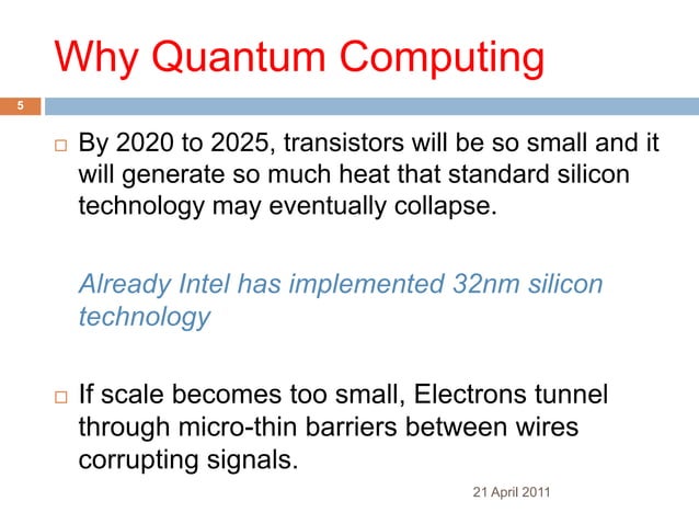 Quantum computing - Introduction | PPTX