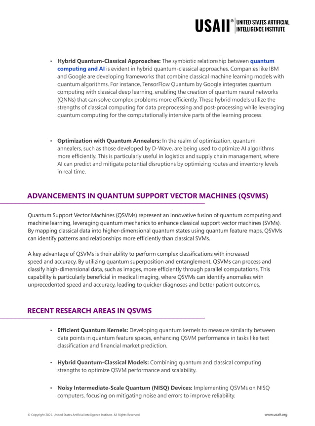 Quantum Computing & AI: Unleashing the Future | USAII® | PDF Quantum Computing & AI: Unleashing the Future | USAII® | PDF