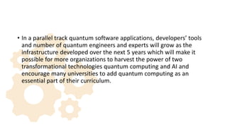 Quantum Computing and AI | PPTX