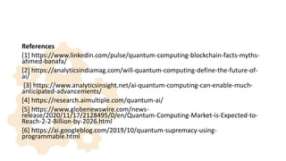 Quantum Computing and AI | PPTX