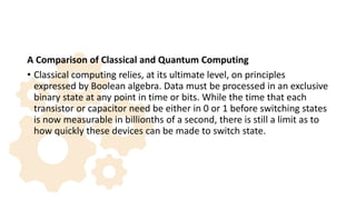 Quantum Computing and AI | PPTX