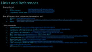 Quantum Computing and Java QC API—Strange | PPT