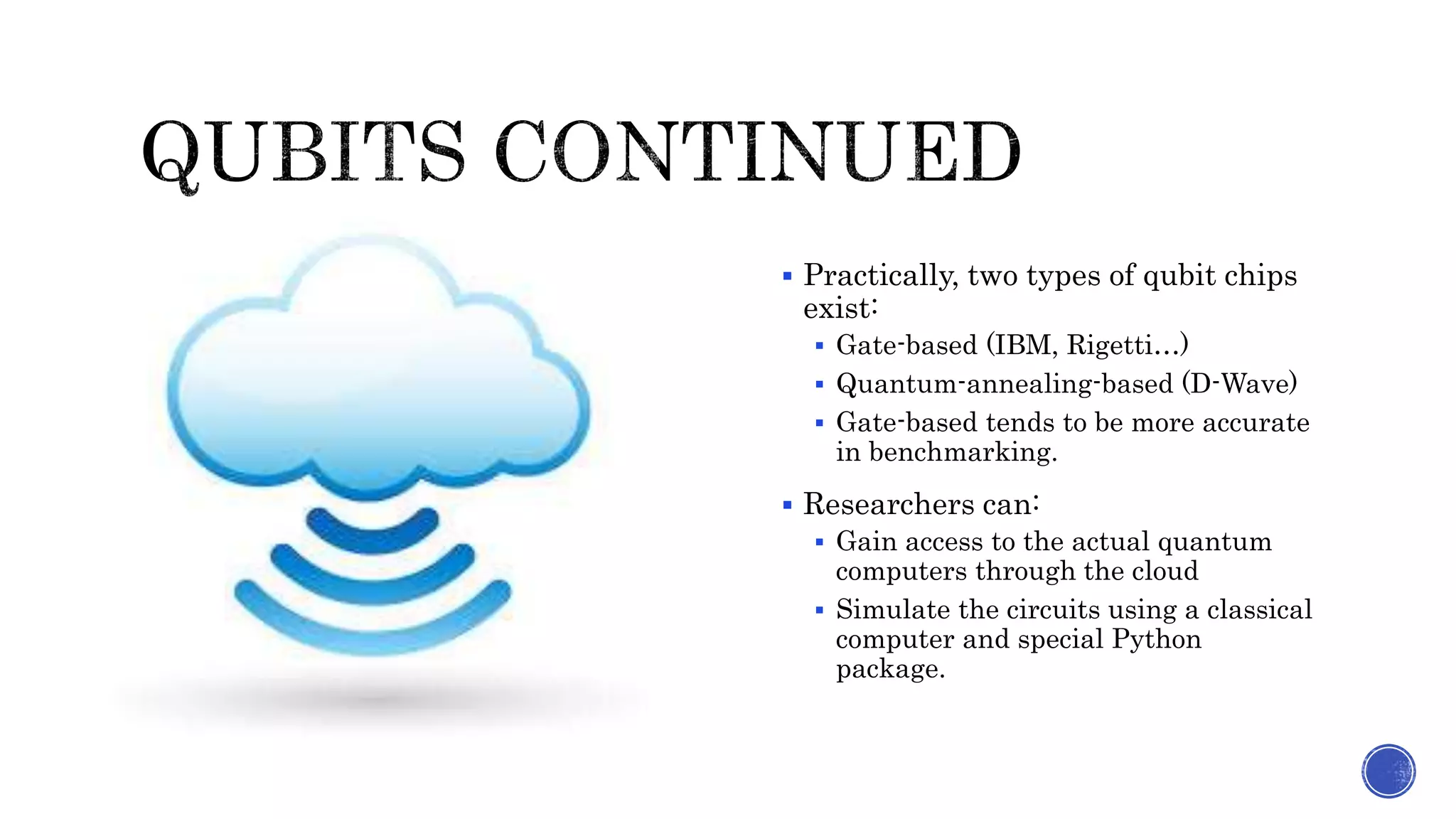 Quantum computing and machine learning overview | PPTX