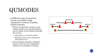 Quantum computing and machine learning overview | PPTX