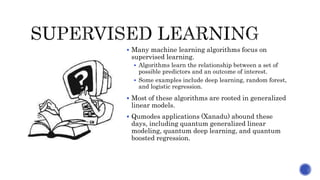 Quantum computing and machine learning overview | PPTX