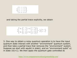 Quantum Computing: Your University Assignment Solution! | PPTX