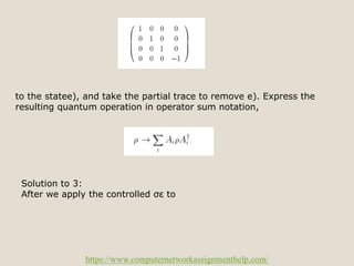 Quantum Computing: Your University Assignment Solution! | PPTX