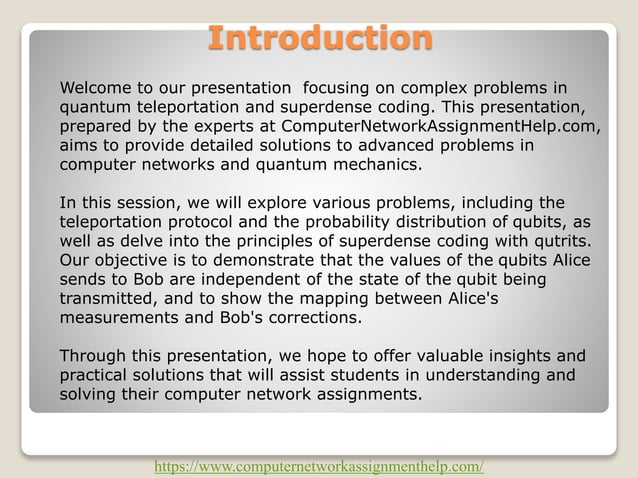 Quantum Computing: Your University Assignment Solution! | PPT