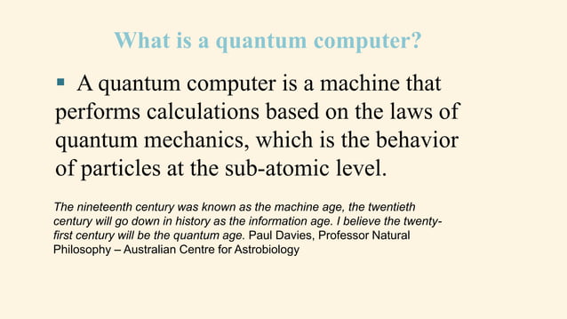 Quantum Computing Explained | PPTX