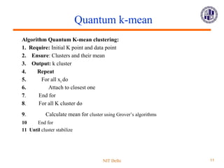 Quantum computing in machine learning | PPTX