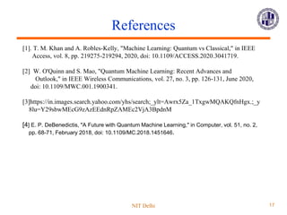 Quantum computing in machine learning | PPTX