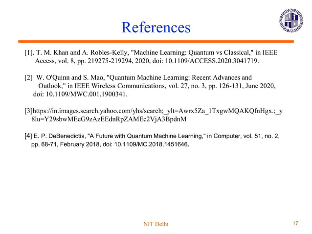 Quantum computing in machine learning | PPTX | Physics | Science