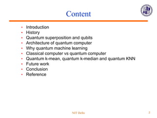 Quantum computing in machine learning | PPTX