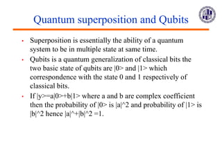 Quantum computing in machine learning | PPTX