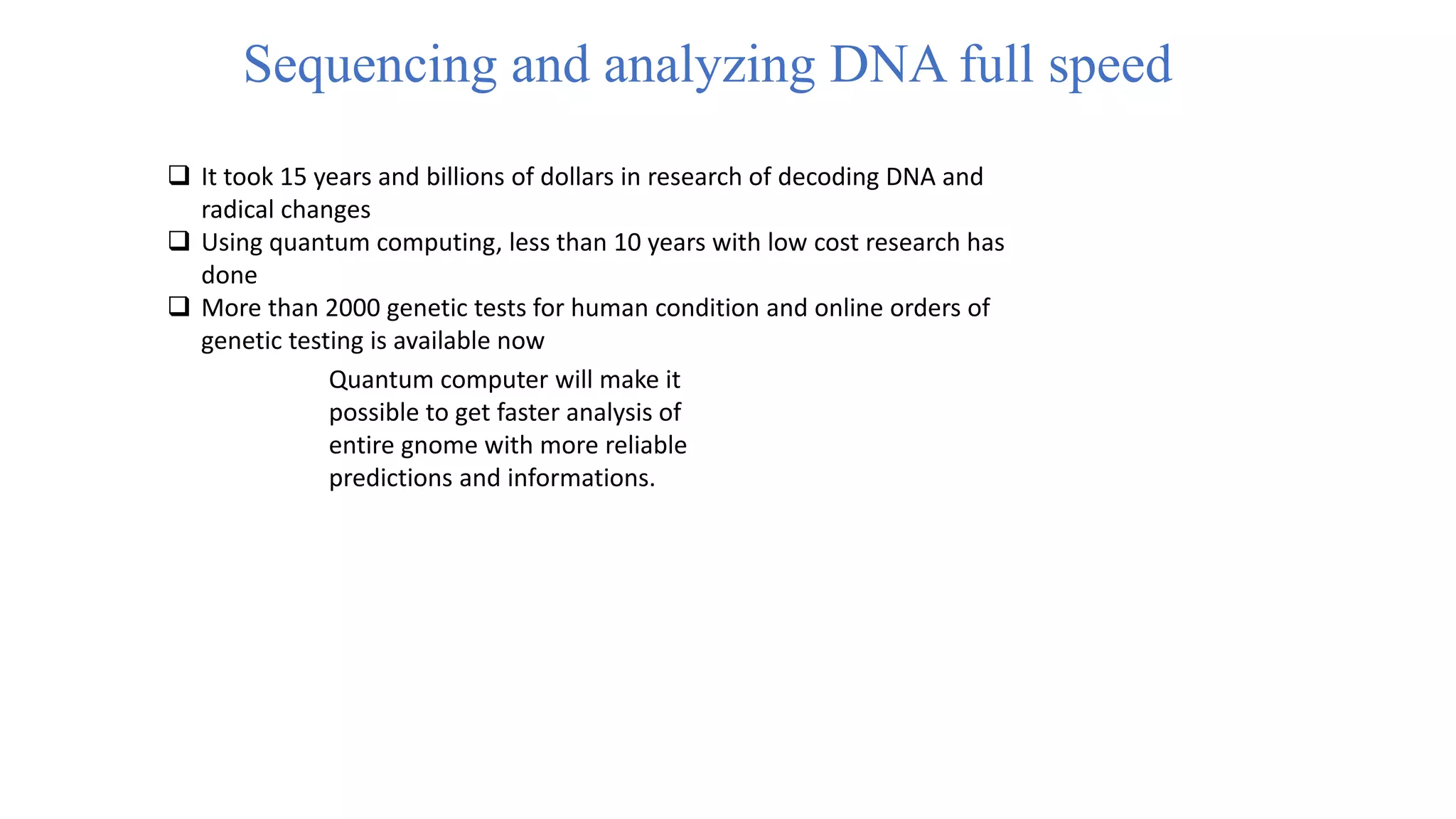 Quantum computing in medical technology | PPTX