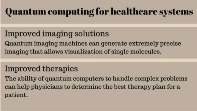 Quantum computing in medical technology | PPTX | Genetics | Science