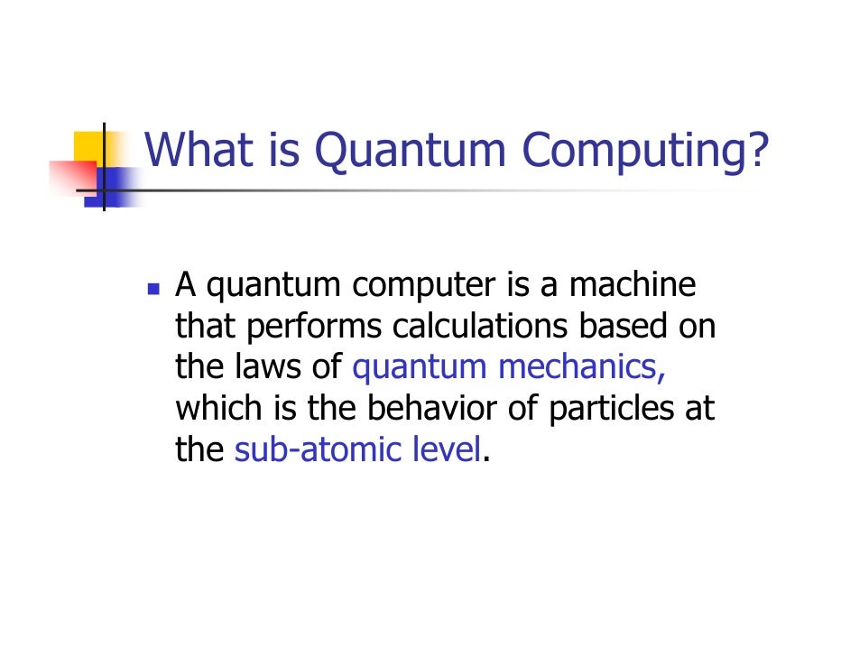 Quantum computing meghaditya