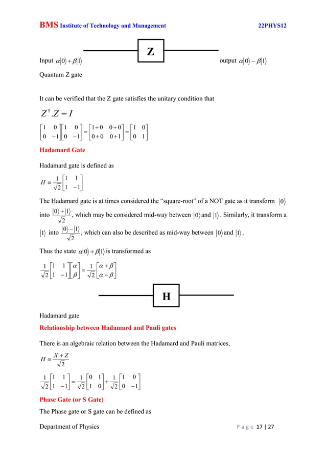 Quantum computing notes_DN_30 1 2023.pdf | Physics | Science