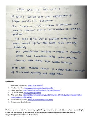 Quantum Computing Notes Ver 1.2 | PDF | Physics | Science