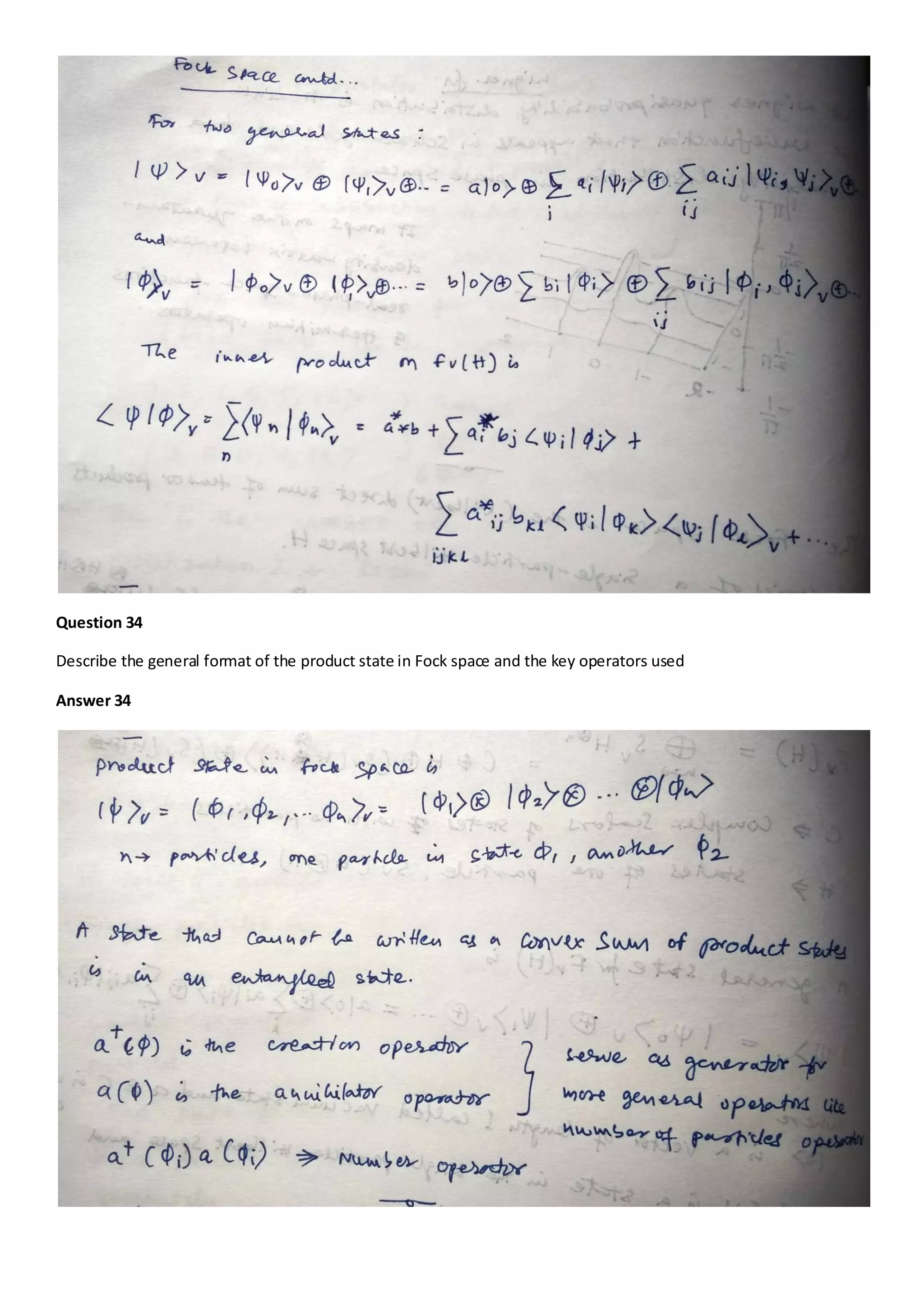Quantum Computing Notes Ver 1.3 | PDF