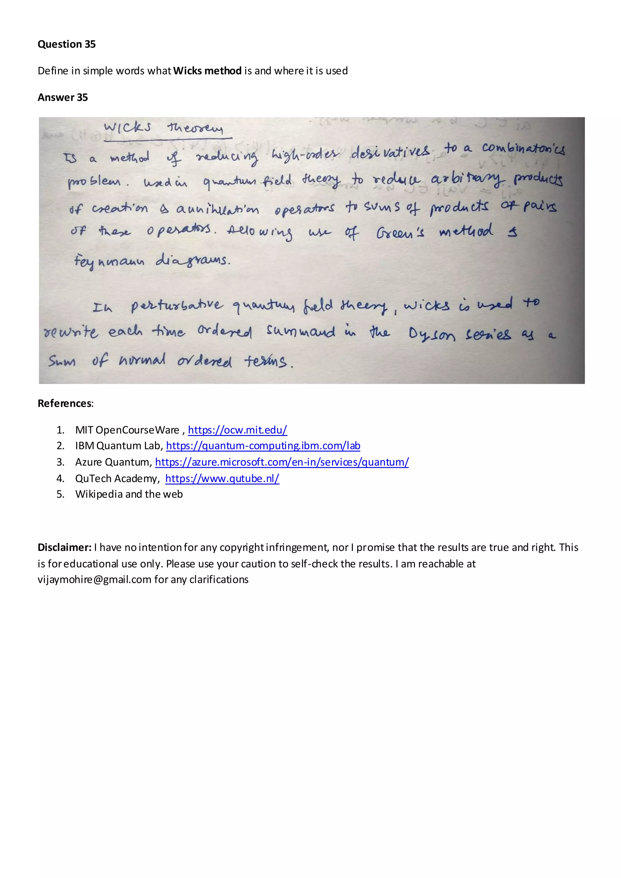 Quantum Computing Notes Ver 1.3 | PDF