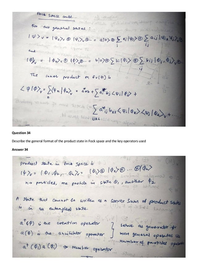 Quantum Computing Notes Ver 1.3 | PDF