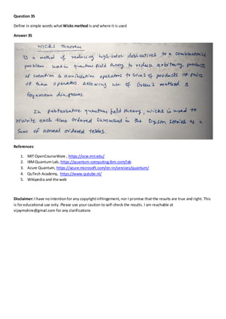 Quantum Computing Notes Ver 1.3 | PDF