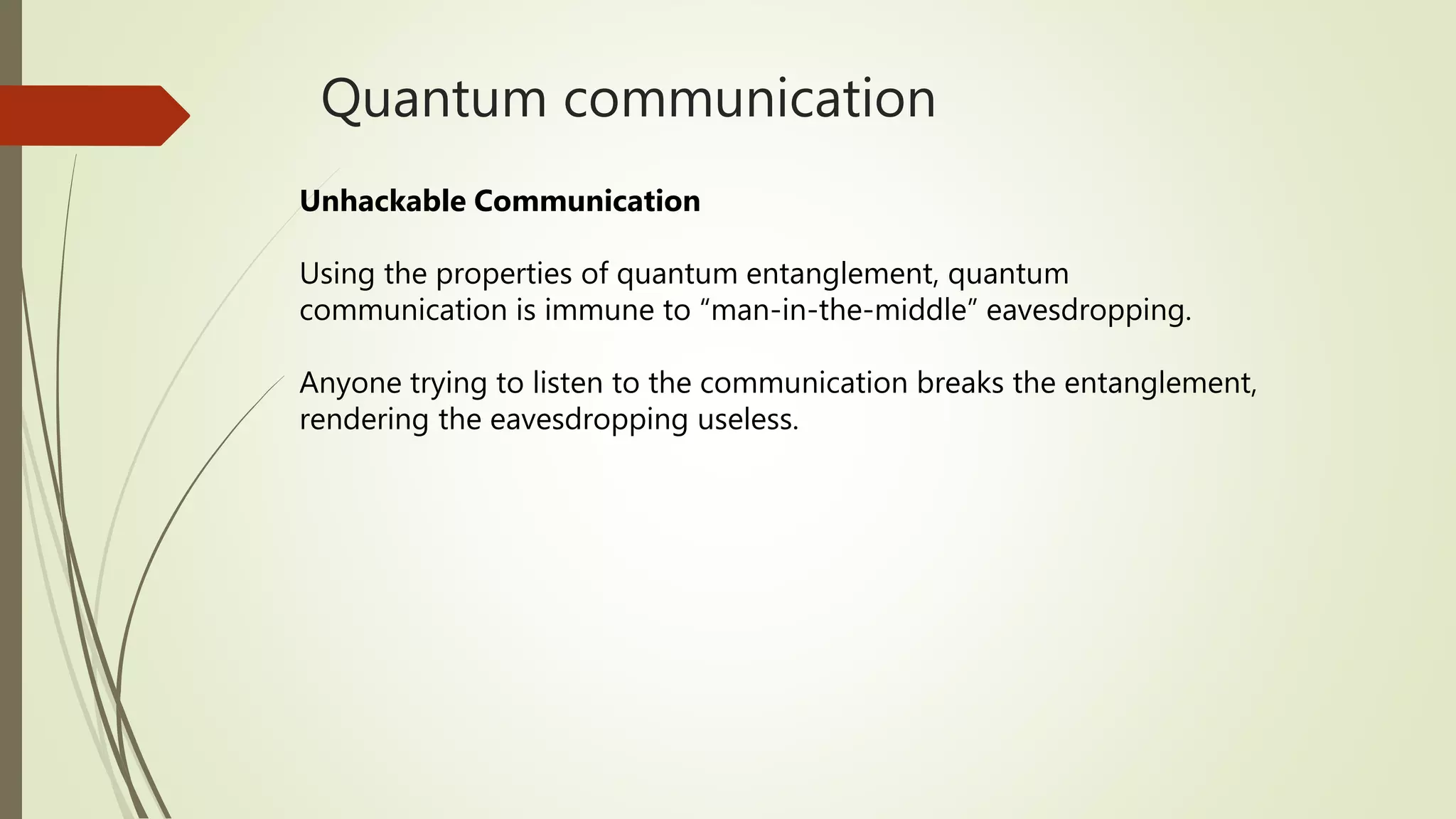 Quantum Computing and its security implications | PPTX