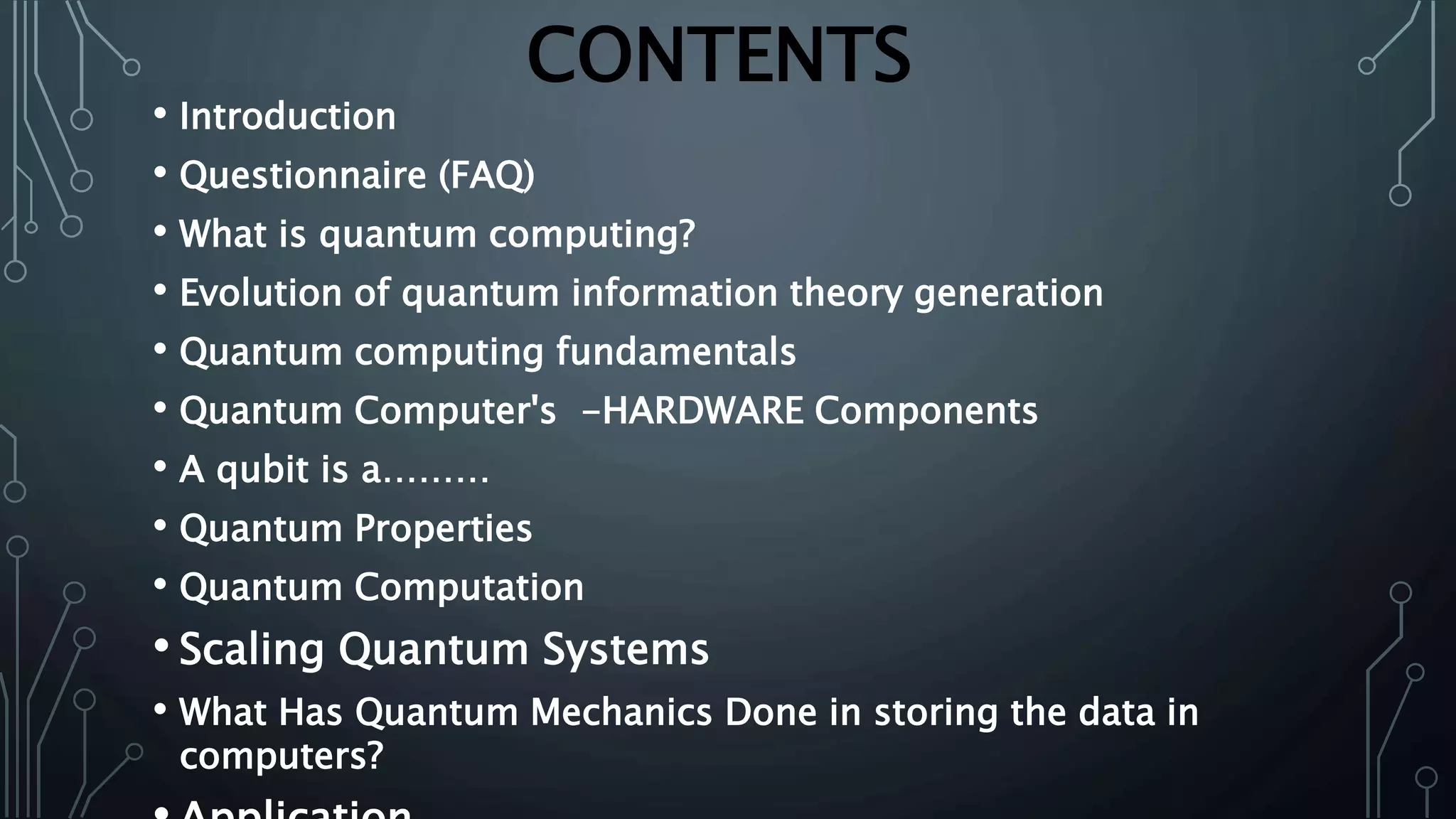 Quantum computing COMPLETE LECTURE | PPTX