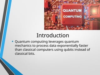 Quantum Computing presentation ppt form some slides | PPT
