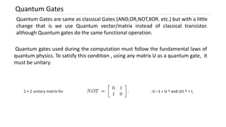 Quantum computing seminar | PPTX