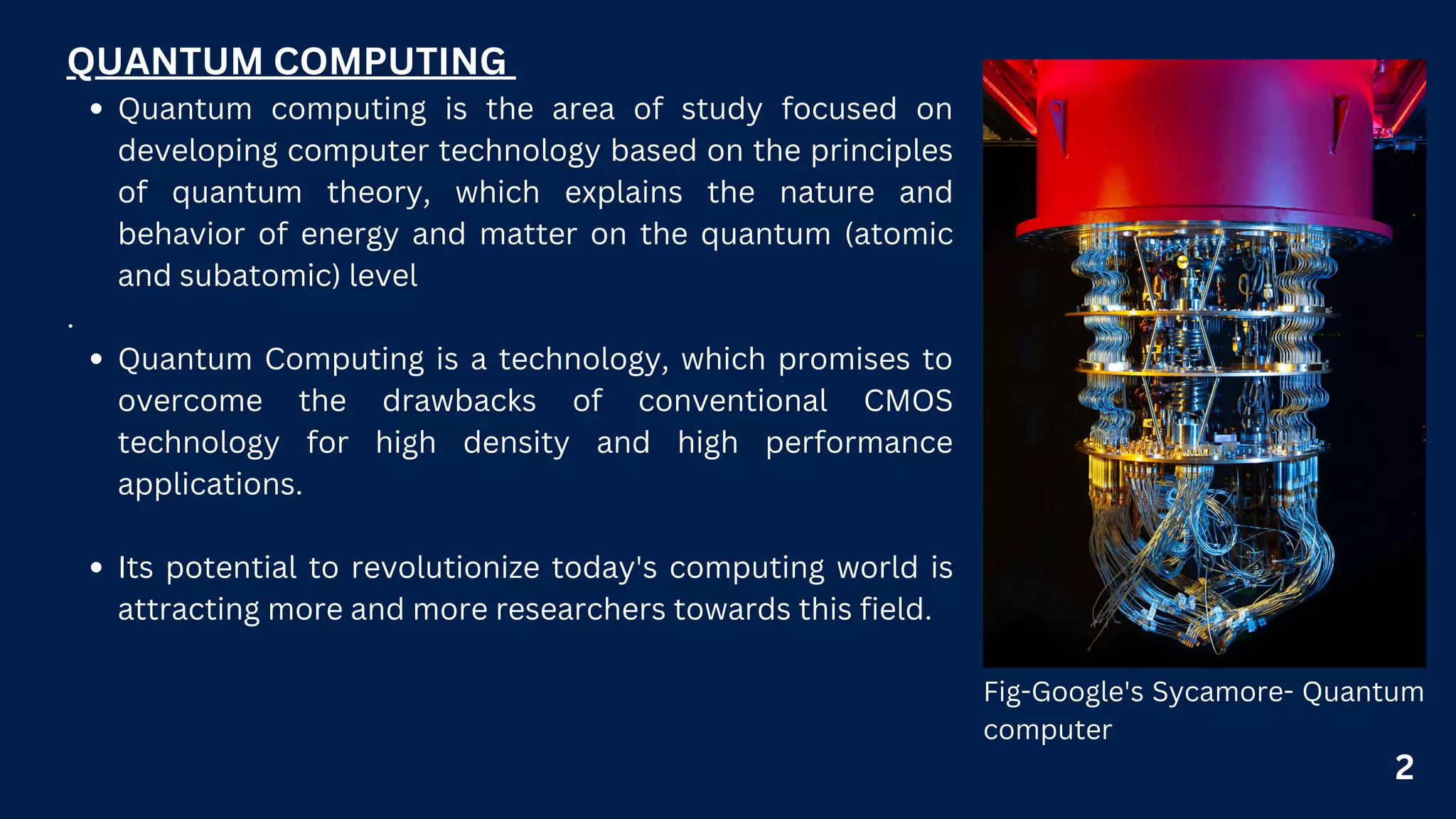 Quantum Computing Seminar Presenatation(Simple format) | PPT