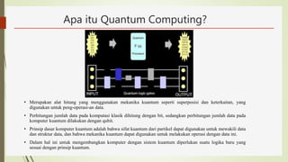 Quantum Computing | PPTX