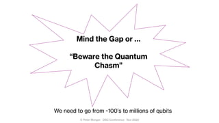 [Q-tangled 22] Quantum Computing Timelines - Peter Morgan | PDF ...