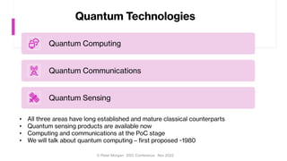 [Q-tangled 22] Quantum Computing Timelines - Peter Morgan | PDF | Physics | Science