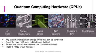 [Q-tangled 22] Quantum Computing Timelines - Peter Morgan | PDF | Physics | Science