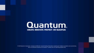 Quantum Corporation (OTC:QMCO) Investor Presentation - January 2020 | PPT